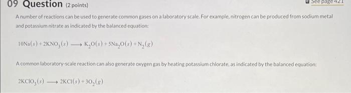 Solved A number of reactions can be used to generate common | Chegg.com
