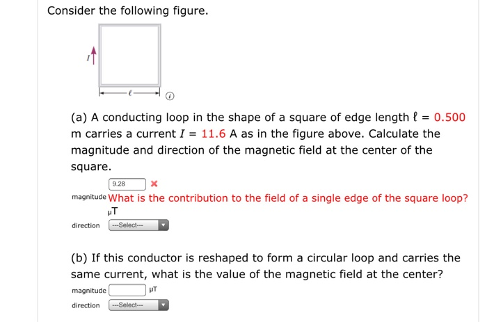 Solved Consider the following figure. (a) A conducting loop | Chegg.com