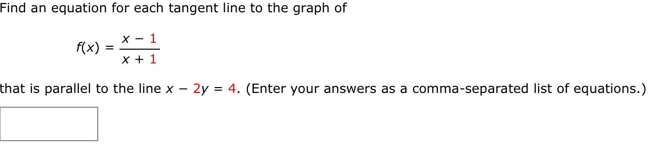 Solved Find an equation for each tangent line to the graph | Chegg.com