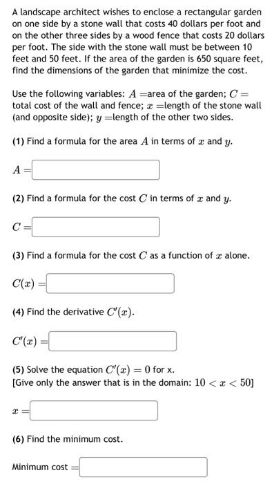 Solved A landscape architect wishes to enclose a rectangular | Chegg.com