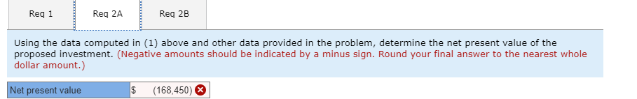 Solved Req 1Req 2AReq 2BCompute the net cash inflow | Chegg.com