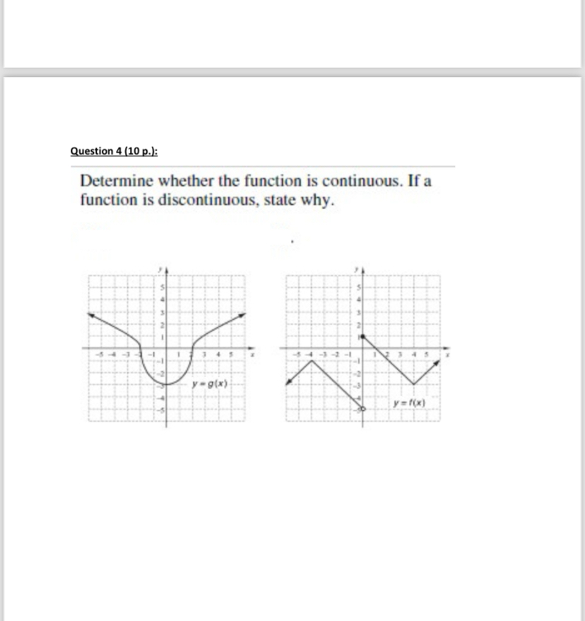 Solved Question 4 (10 ﻿p.):Determine whether the function is | Chegg.com