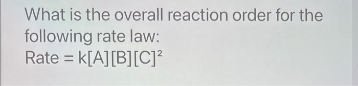 Solved What is the rate constant of a first-order reaction | Chegg.com