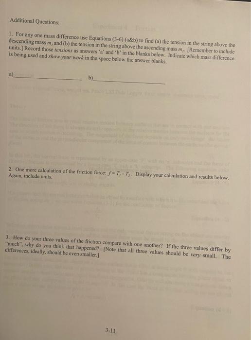 Note: Transcribe the data from Part A into the first | Chegg.com