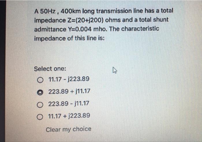 Solved For the short power line with resistance R and | Chegg.com