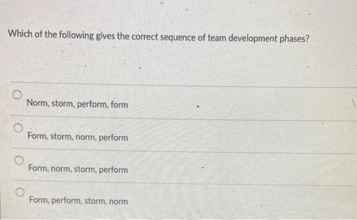 Which of the following gives the correct sequence of | Chegg.com