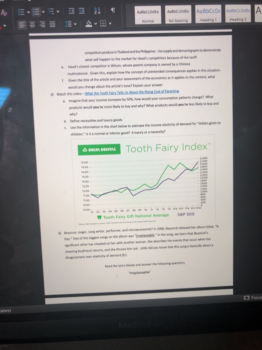 Solved Elasticity in real life! ON YOUR OWN TYPED DOCUMENT | Chegg.com