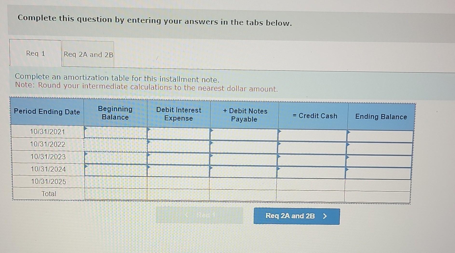 Solved Problem 10-5A (Algo) Installment notes LO C1 On | Chegg.com