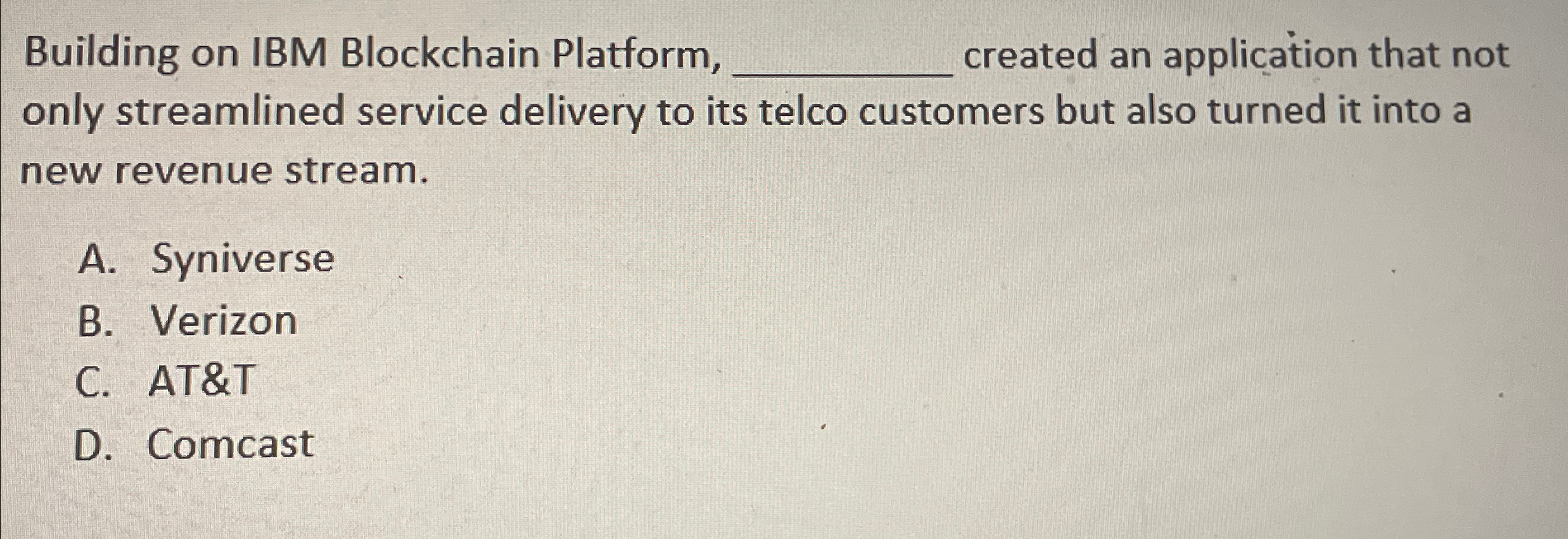 Solved Building on IBM Blockchain Platform, ﻿created an | Chegg.com