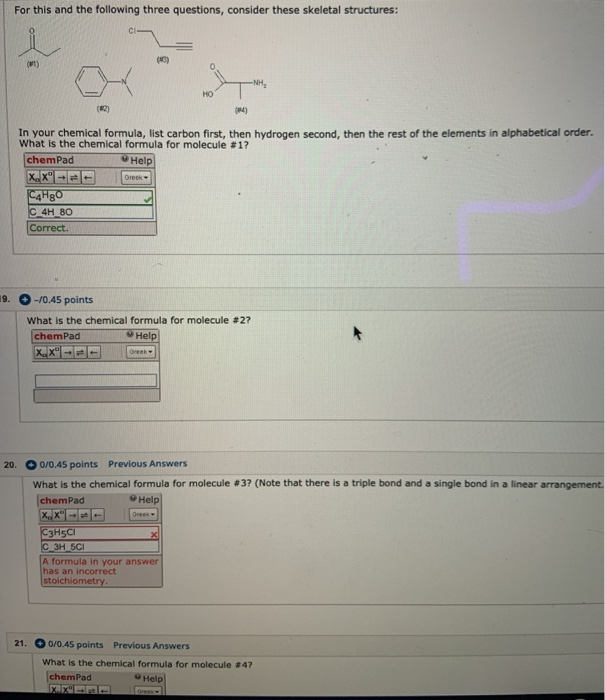 Solved For this and the following three questions, consider | Chegg.com