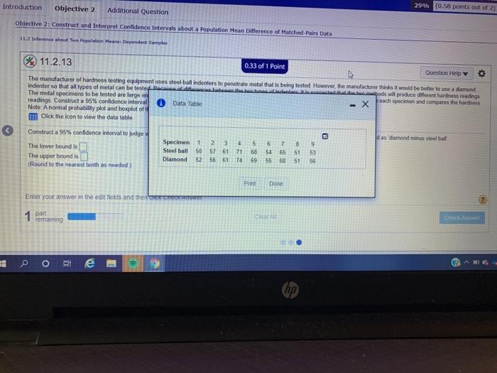 Solved Objective 2: Construct and interpret Confidence | Chegg.com