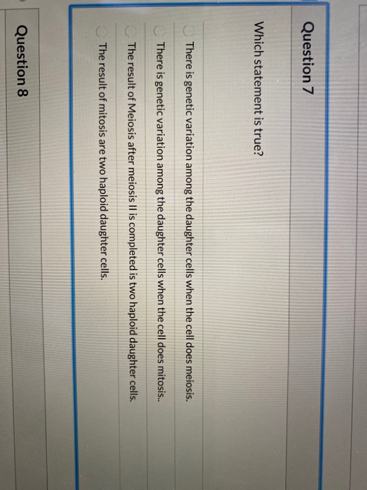 Solved Question 7 Which statement is true? There is genetic | Chegg.com