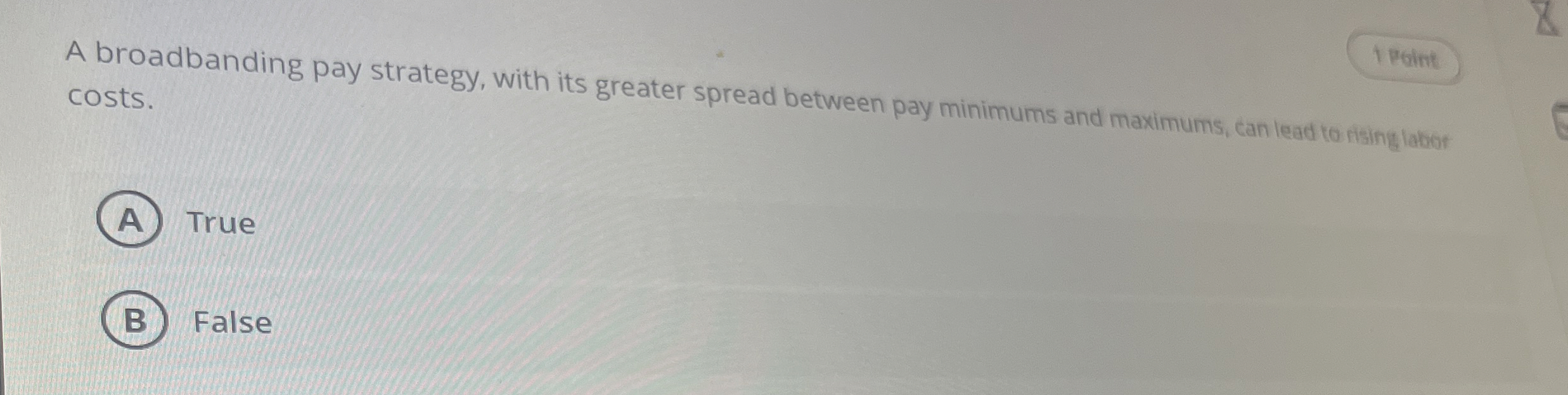 Solved A broadbanding pay strategy, with its greater spread | Chegg.com