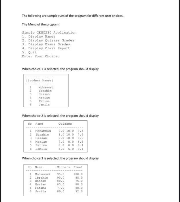 Solved Computer Programming GENG 230 Project 1 Consider the | Chegg.com