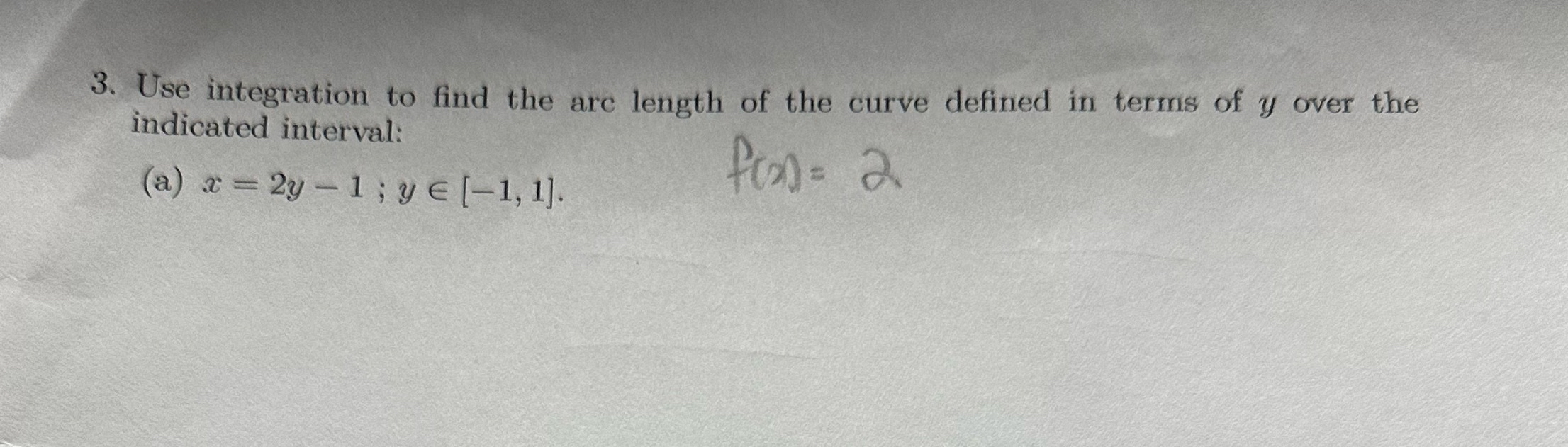 Solved Use integration to find the arc length of the curve | Chegg.com