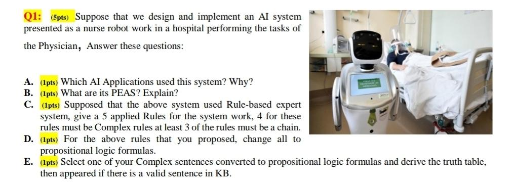 Solved Q1: (5pts) Suppose that we design and implement an | Chegg.com Solved Q1: (5pts) Suppose that we design and implement an | Chegg.com