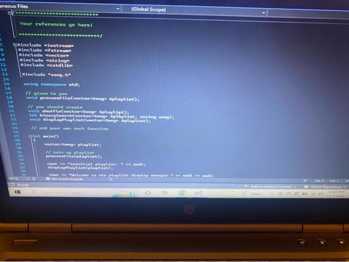 Solved c++ please ive attached my starting files in the | Chegg.com
