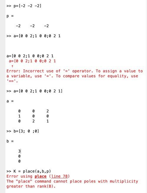 Solved Please explain why this error occurs when I use | Chegg.com