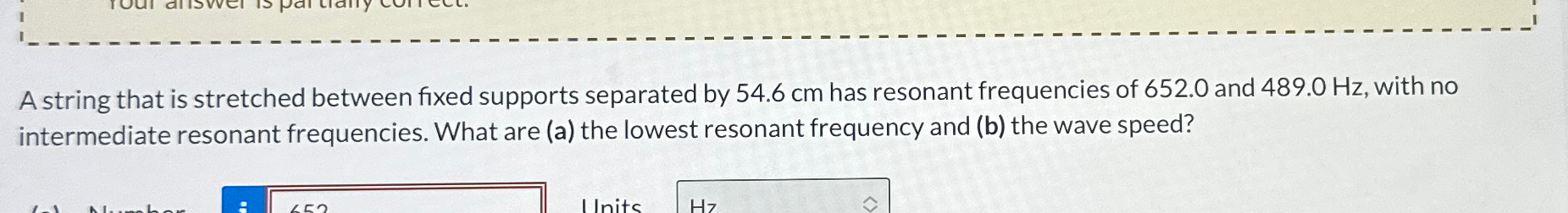 Solved A string that is stretched between fixed supports | Chegg.com