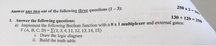 Solved b) Draw a logic diagram constructing a 3x 8 decoder | Chegg.com