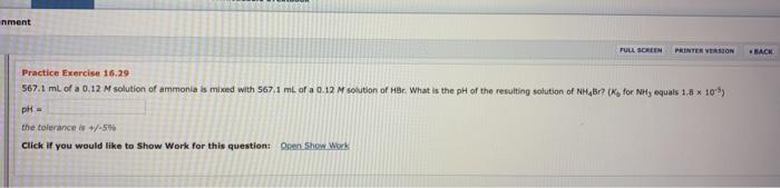 Solved nment FULL SCREEN PRINTER VERSION #BACK Practice | Chegg.com