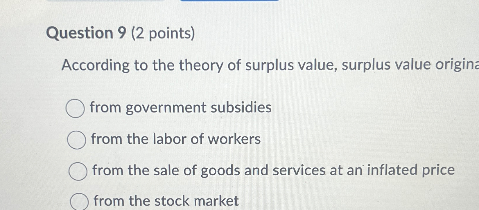 Solved Question 9 (2 ﻿points)According to the theory of | Chegg.com