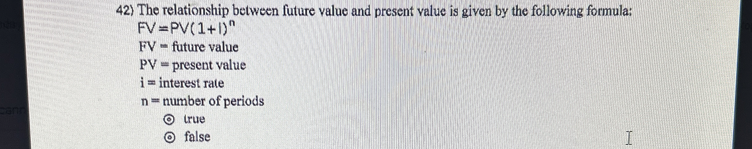 Solved The relationship between future value and present | Chegg.com