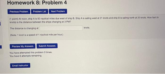 Solved Homework 8: Problem 4 Previous Problem Probler List | Chegg.com