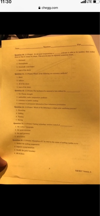 Solved 11:30 ..LEO chegg.com | Chegg.com