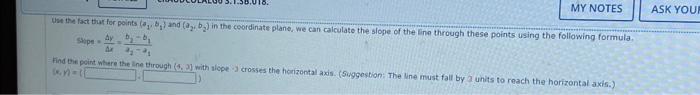 Solved Whe the fact thik for points (a1,b1) and (a2,b2) in | Chegg.com