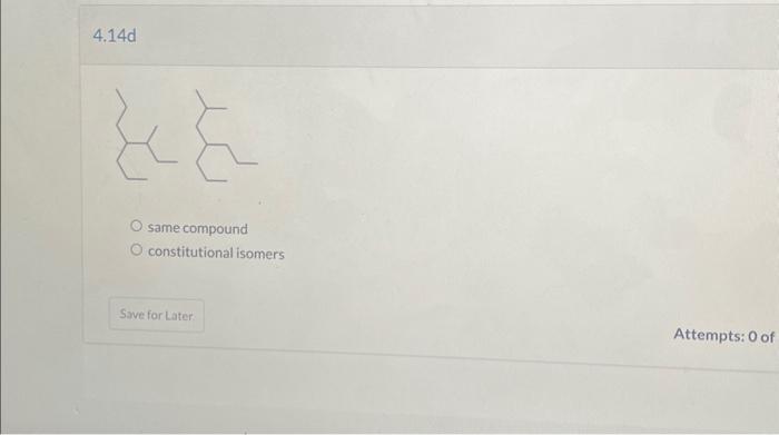 Solved For each pair of compounds, identify whether they are | Chegg.com