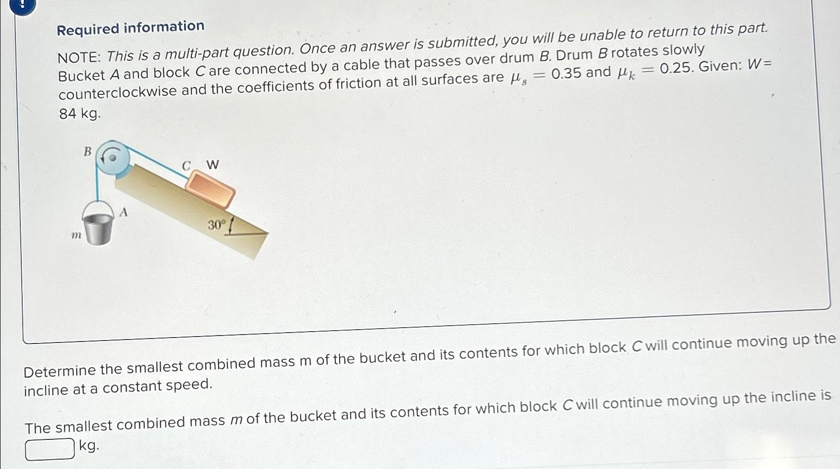 Solved Required informationNOTE: This is a multi-part | Chegg.com