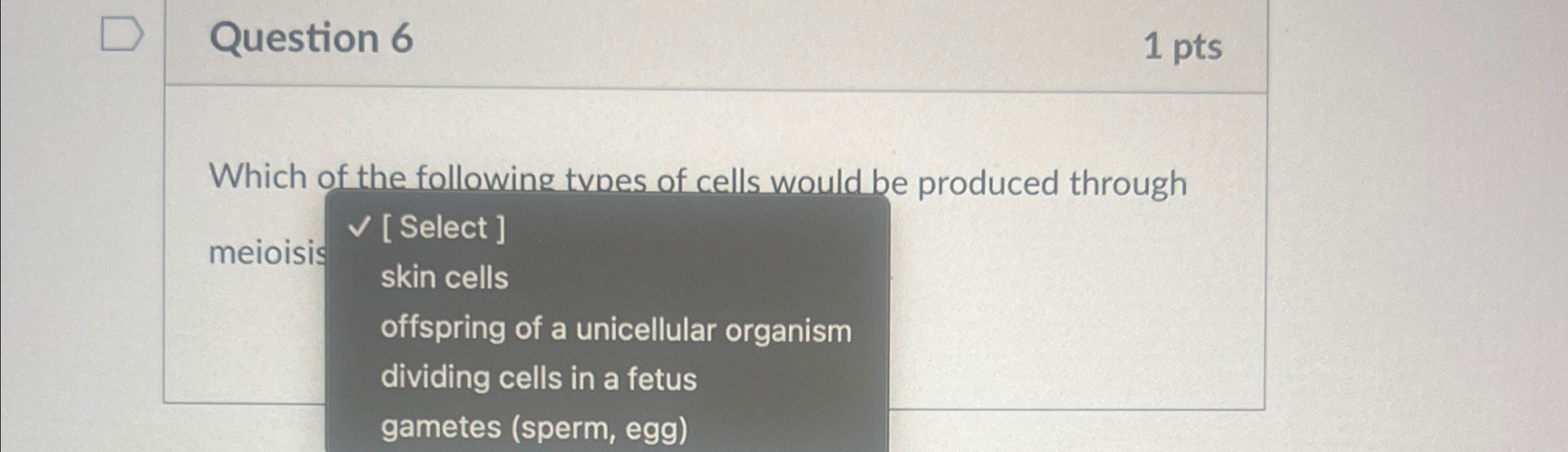 Solved Question 61 ﻿ptsWhich of the following tvoes of cells | Chegg.com