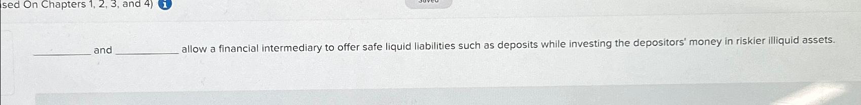 Solved sed On Chapters 1,2,3, ﻿and 4) ﻿iand _ ﻿allow a | Chegg.com