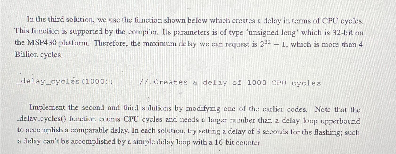 Solved In the third solution, we use the function shown | Chegg.com