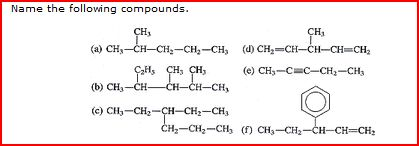 Solved Name the following compounds. CH CH3 (a) CH -CH-CH2- | Chegg.com