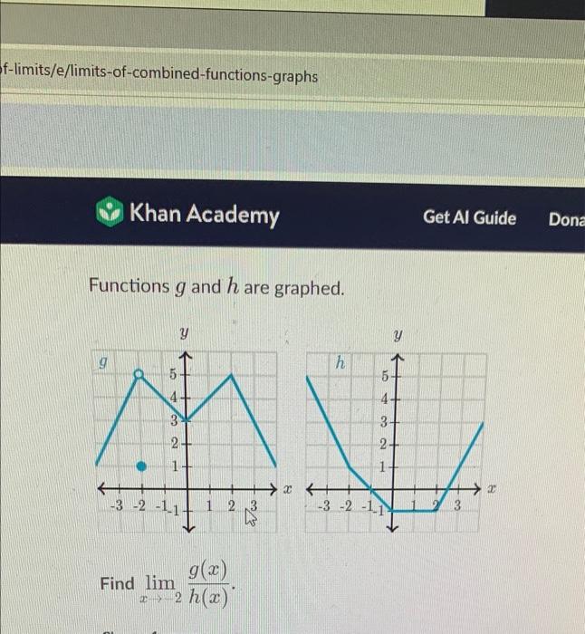 Solved of-limits/e/limits-of-combined-functions-graphs | Chegg.com