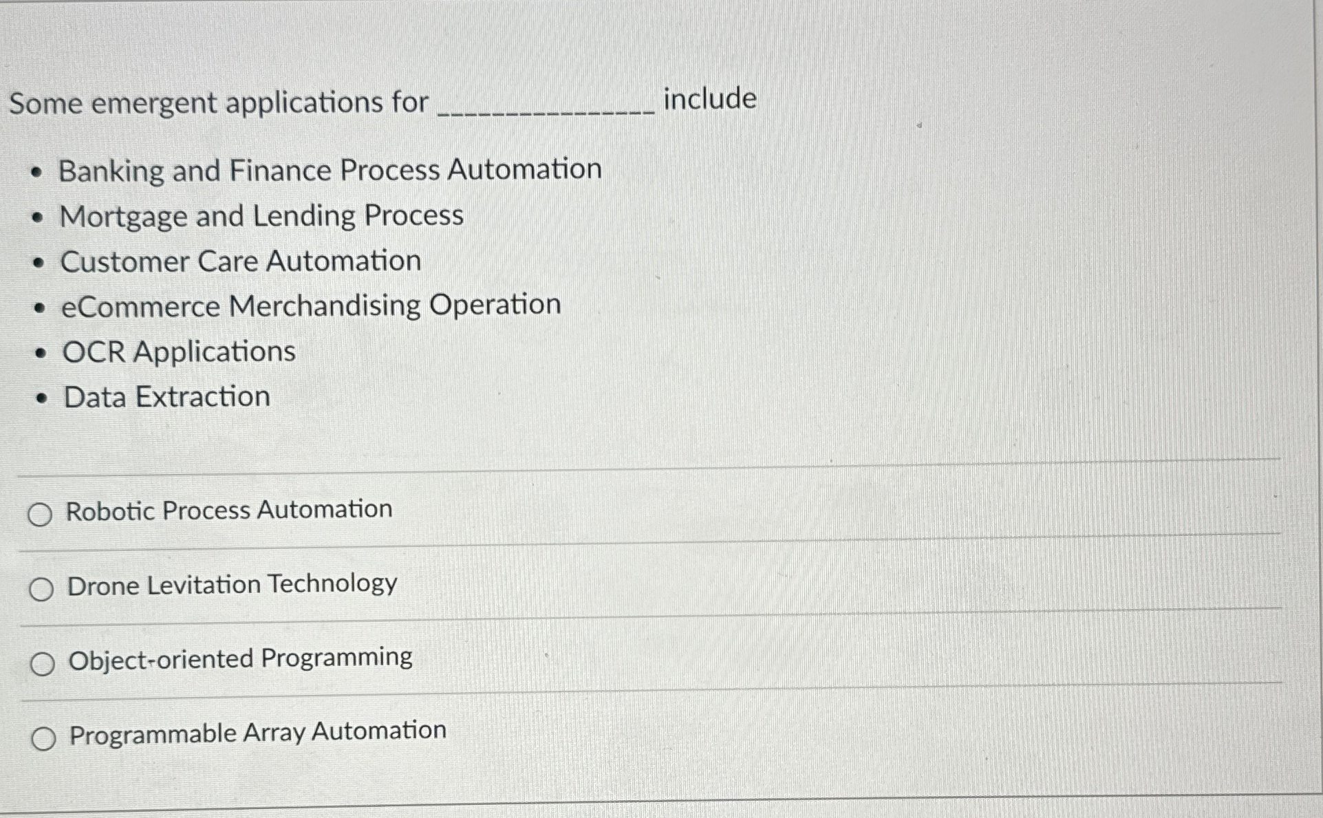 Solved Some emergent applications for ﻿ncludeBanking and | Chegg.com