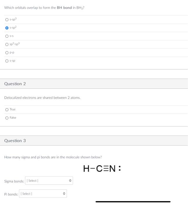 Solved Which orbitals overlap to form the BH bond in BH3? | Chegg.com