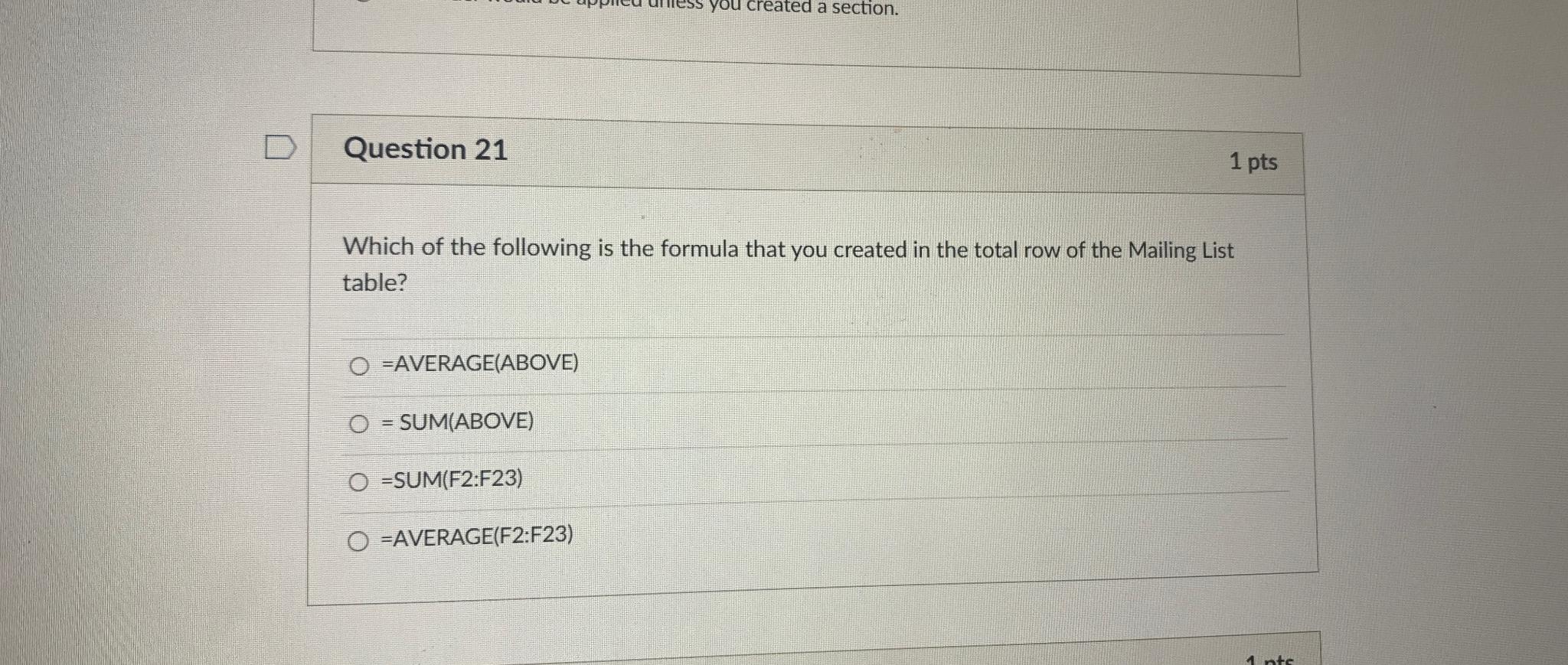 Solved Which of the Question 211 ﻿ptsWhich of the following | Chegg.com