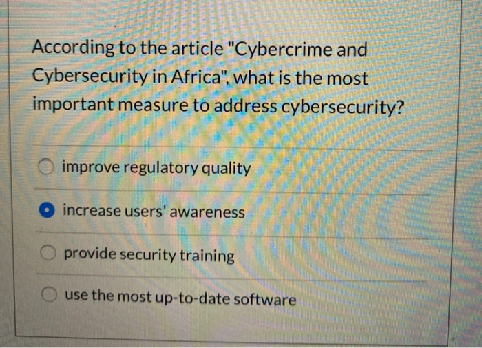 Solved read the article then answer the question. The answer | Chegg.com