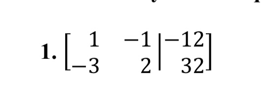 Write [1-1-12-3232]system of equations in triangular | Chegg.com