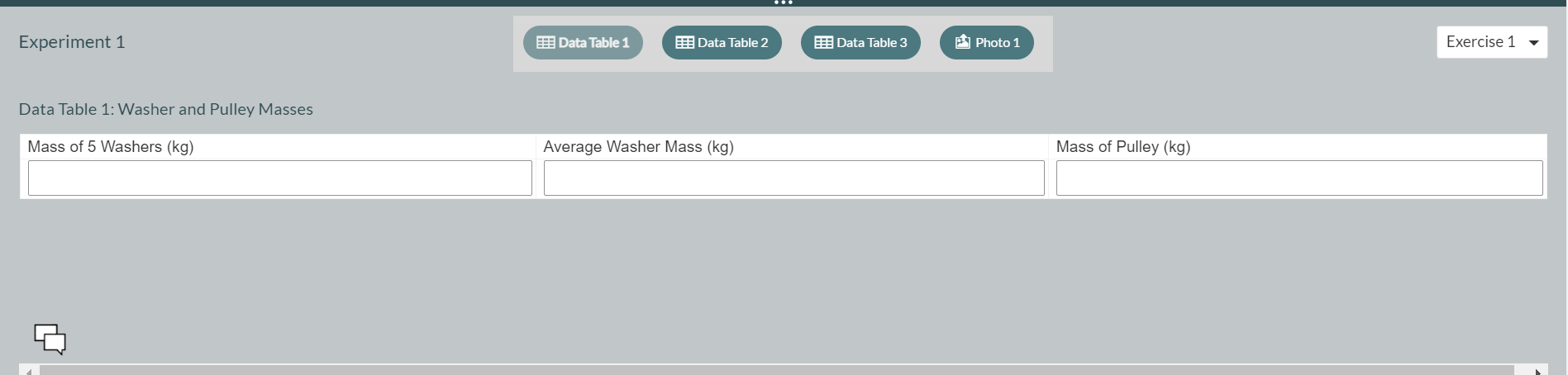 I need help with doing the data tabels, and the free | Chegg.com