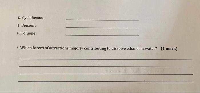Solved 1. Record the observations in the two sets of | Chegg.com