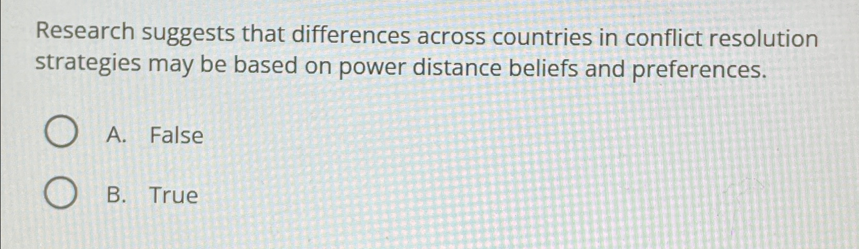 Solved Research suggests that differences across countries | Chegg.com