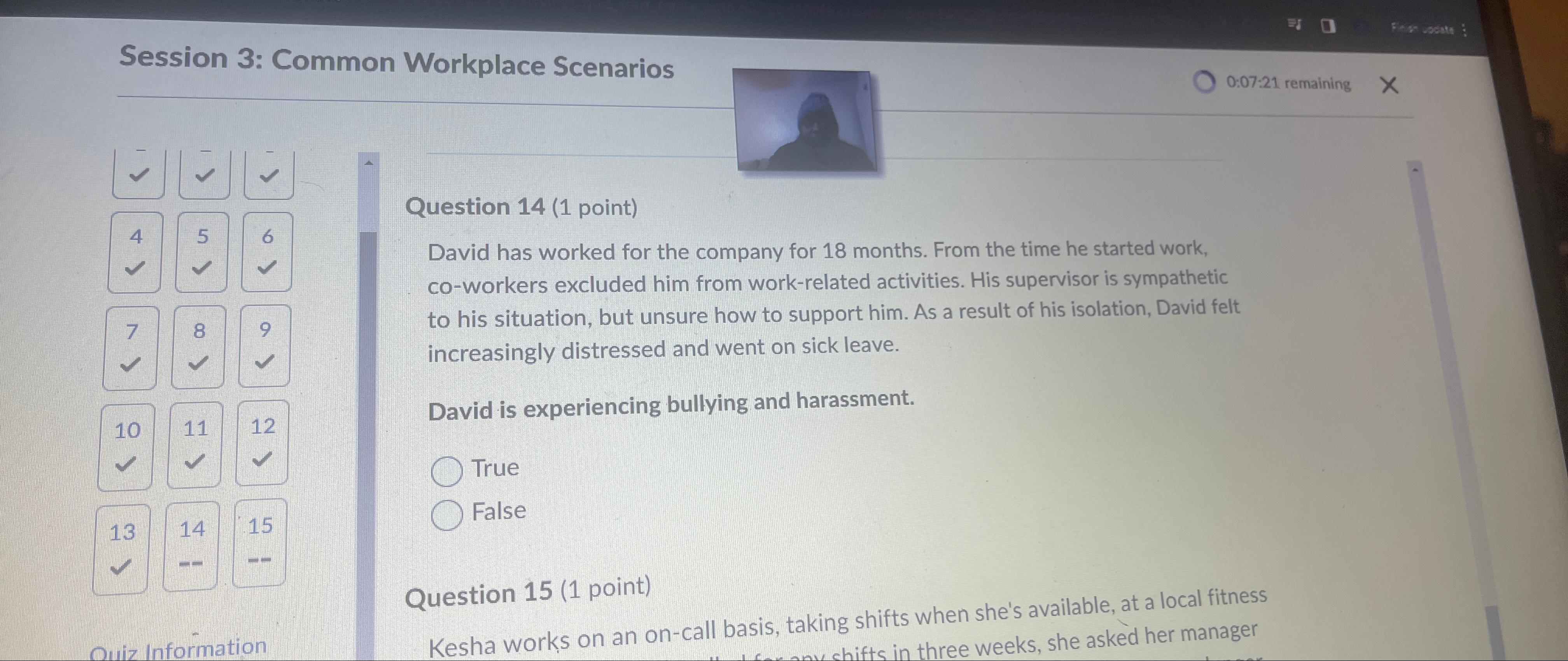 Solved Session 3: Common Workplace Scenarios0:07:21 | Chegg.com