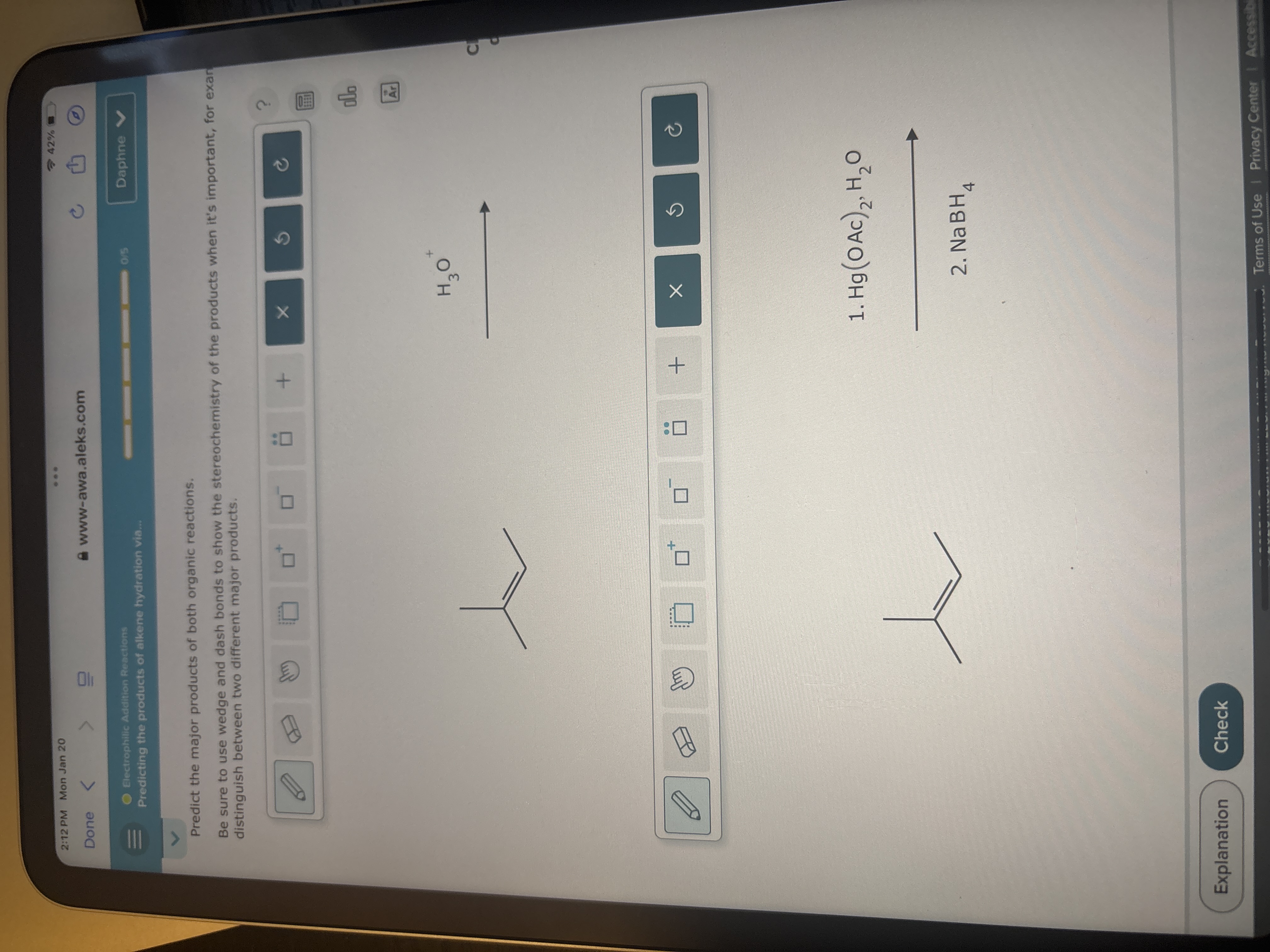 Solved Predict the major products of both organic | Chegg.com