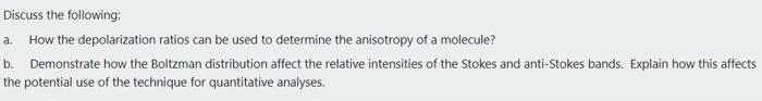 Solved Discuss the following: a. How the depolarization | Chegg.com