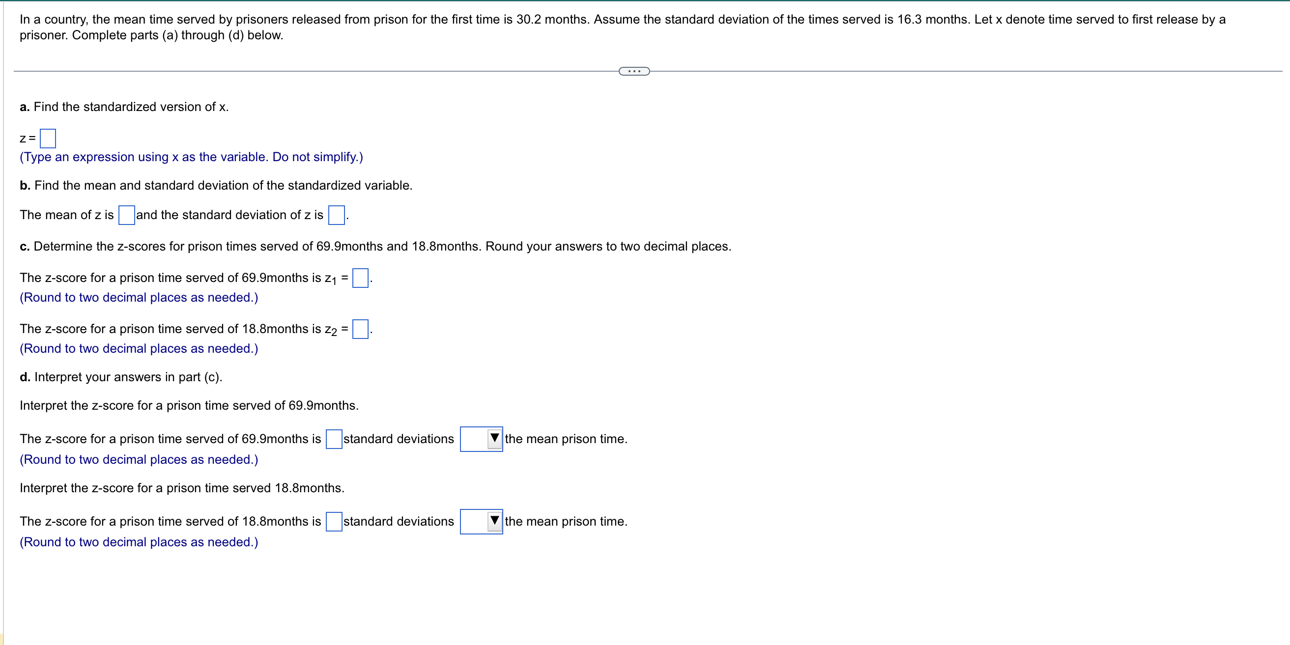 Solved prisoner. Complete parts (a) ﻿through (d) ﻿below.a. | Chegg.com
