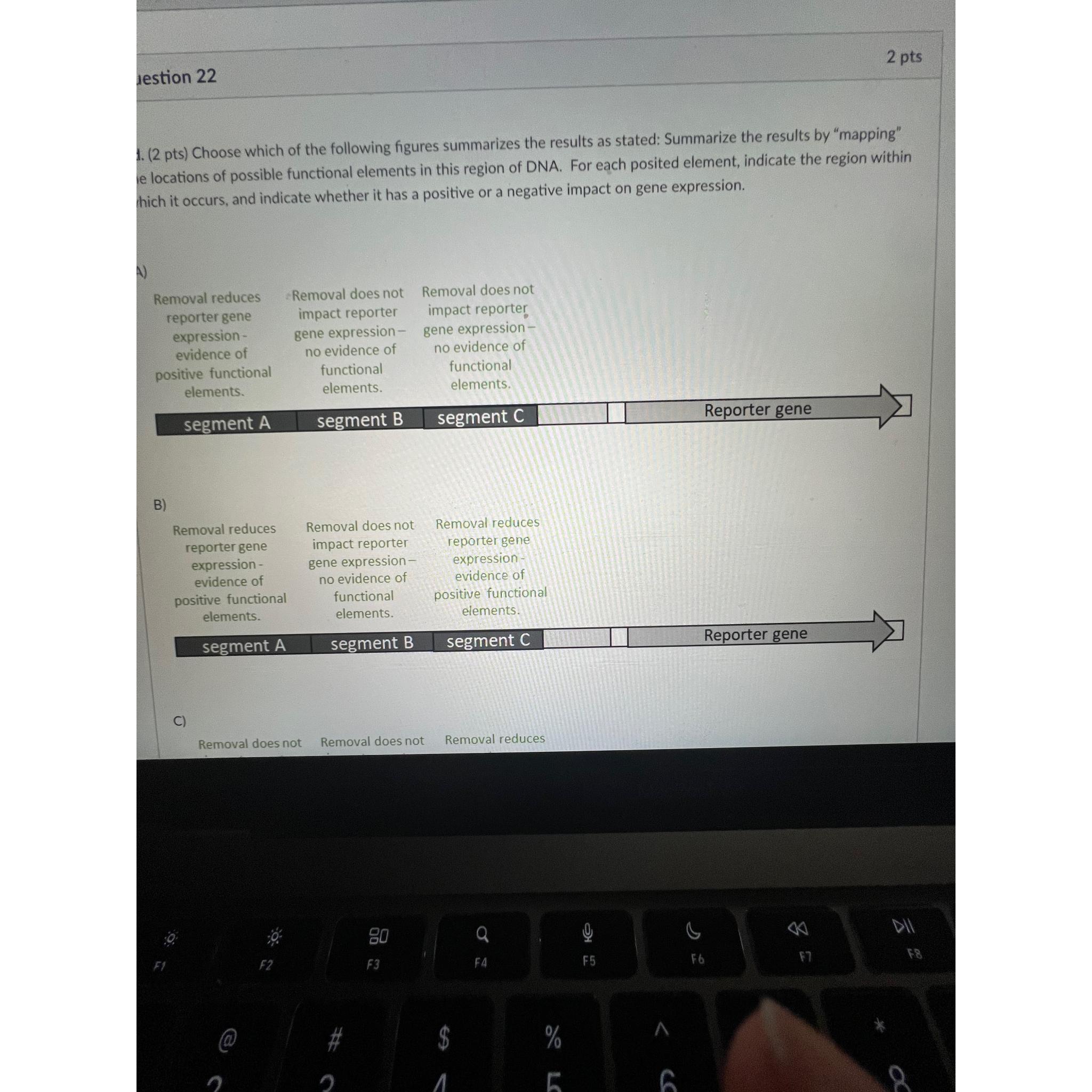 Solved lestion 222 ﻿pts(2 ﻿pts) ﻿Choose which of the | Chegg.com
